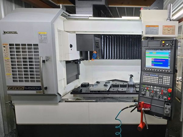 Used OKUMA GENOS M560V Vertical Machining Center #12360
