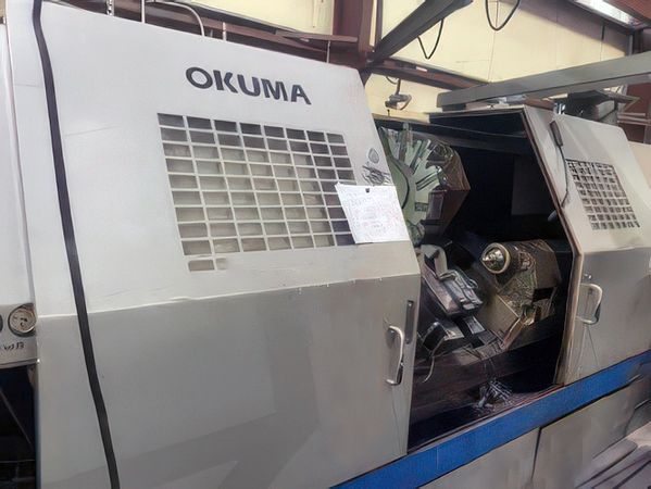 Used OKUMA LB35II CNC Lathe #13808